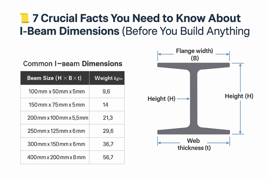📏 7 Shocking Truths About I-Beam Dimensions That Could Impact Your ...